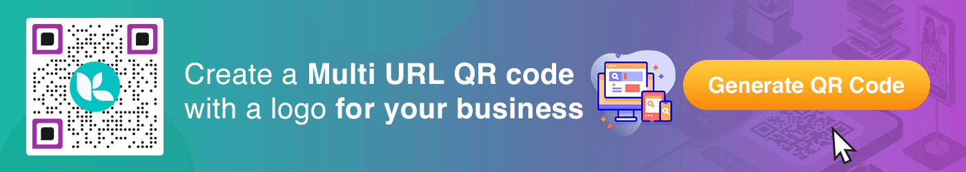 Multi URL QR code: Embed multiple links in one QR code - Free Custom QR Code Maker and Creator ...